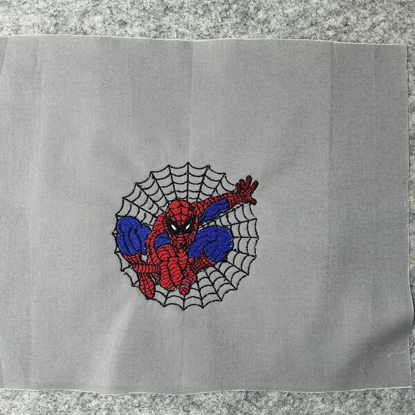 Superhero Embroidery Design, Flying Web Super Hero Embroidery Design, Embroidery Patterns ...