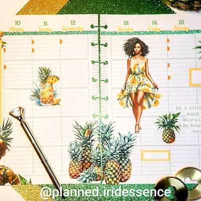 Watercolor Black Girls With Tattoos Clipart Bundle Black Girl Clipart ...