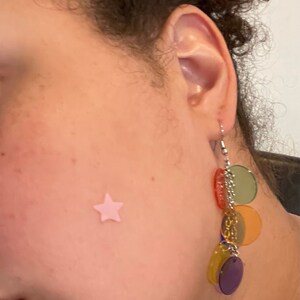 Frog With Pink Cheeks Earrings Spring Themed Polymer Clay | Etsy