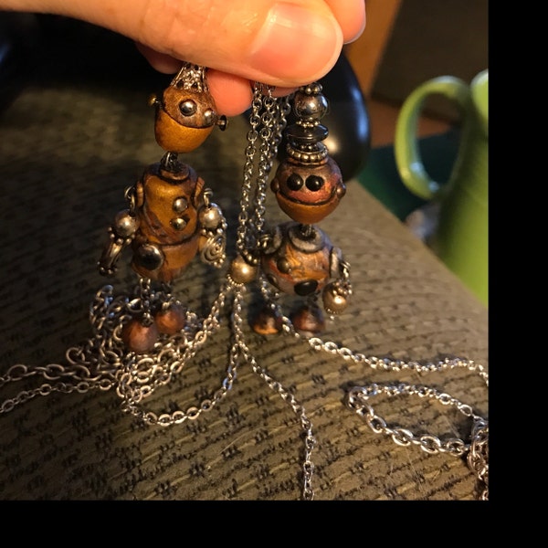 Robot Necklace (aka Bot Bling) - Etsy