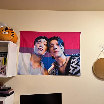 Stray Kids I.N. Hair America Flag, Skz in Jeongin Kpop Flag, Stray Kids ...