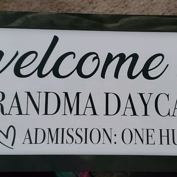 Welcome to Daycare Sign, Daycare Sign, Daycare Provider Gift, Daycare ...