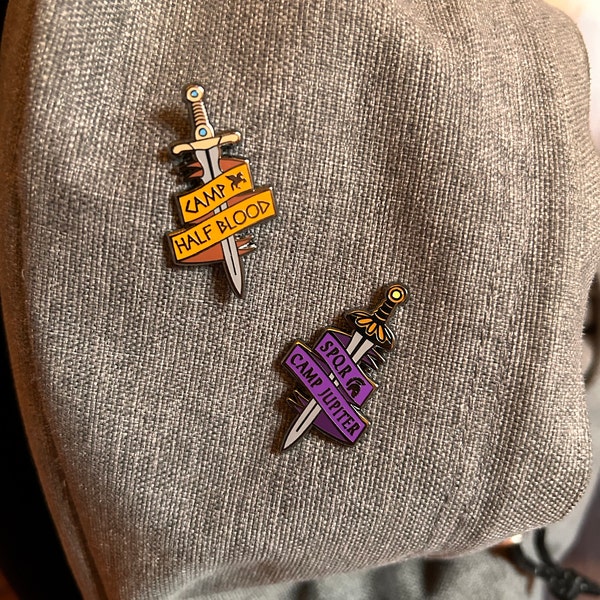 Enamel Pin ~ Percy Jackson Inspired - Etsy