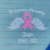 Breast Cancer in Loving Memory Car Window Decal | Car Decals | Breast ...