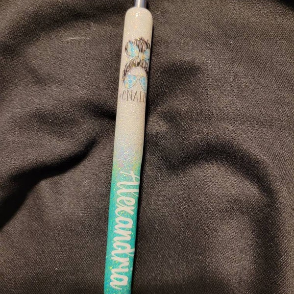 CNA Personalized Glitter Pen - Etsy