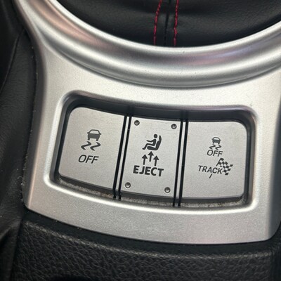 Eject Blank Button Decal Sticker for Scion FRS, Subaru BRZ, Toyota 86 ...
