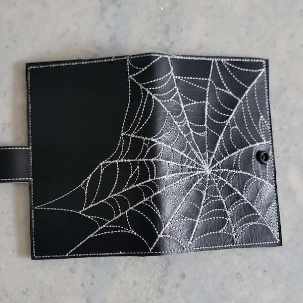 Spiderweb Passport Holder Gothic Passport Cover Travel Wallet Goth ...