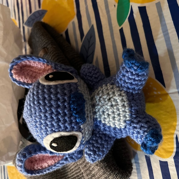 Lilo and Stitch - Stitch- Inspired Disney Plush Handmade Crochet ...