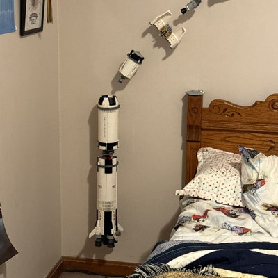 Wall Mounting Kit for Displaying Apollo Saturn V Rocket - Etsy