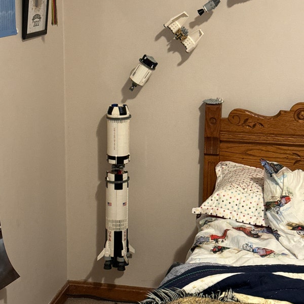 Wall Mounting Kit for Displaying Apollo Saturn V Rocket - Etsy