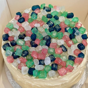 Beautiful Assorted Colour Edible Geodes, Rock Candy, Sugar Rocks for ...