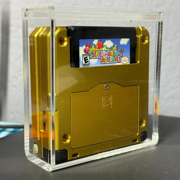 Game Boy Advance Clearstand 6GBA 6 Cartridge Display Stand Case for ...