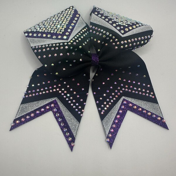 Rhinestone Template for Tailless Cheer Bows Silhouette File Download ...