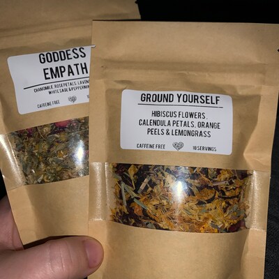 EMPATH GODDESS Tea Blend Relaxing & Cleansing Loose Leaf Herbal Tea ...