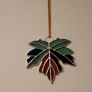 PATTERN Maple Leaf Stained Glass Pattern Digital Download: | Etsy