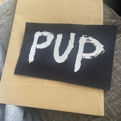 PUP Band DIY Punk Patch Canvas Patch - Etsy