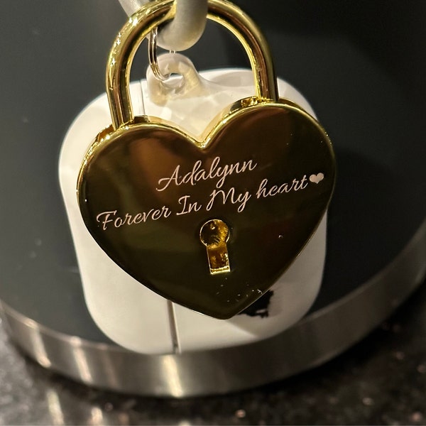 Custom Personalized Padlock, Engraved Padlock, Love Lock, Couples Gift ...