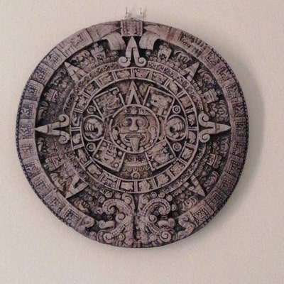Aztec Mayan Calendar Stone Wall Plaque Sun Stone Home or Garden ...