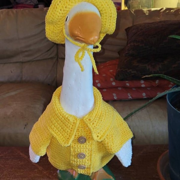 Rainy Day Goose Outfit Crochet Pattern - Etsy