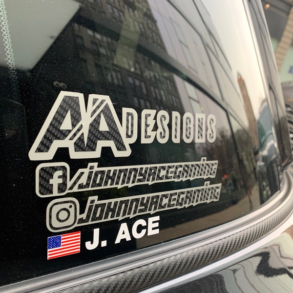 Helmet Driver Name Stickers With Flags - MSA Race Rally Car Decal Vinyl ...