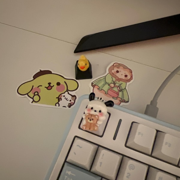 Kawaii Character Keycaps, Animal Keycaps, Cute Keycaps 1pc - Etsy