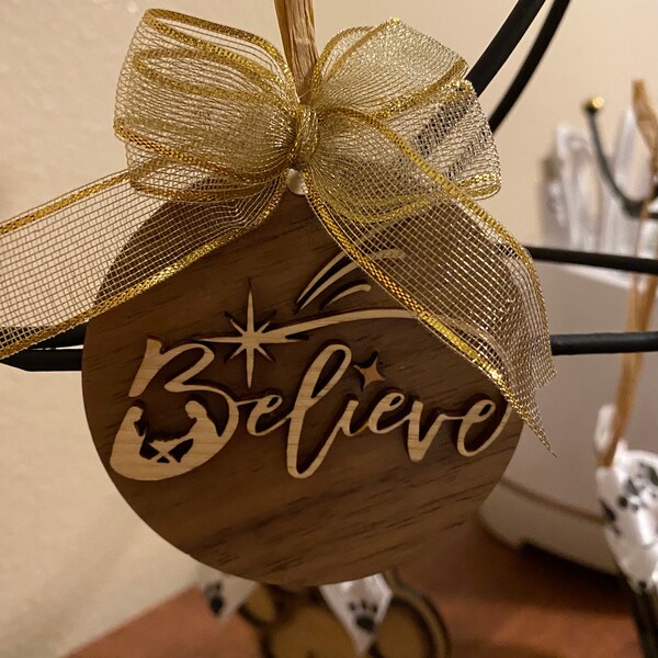 SVG, PNG, DXF, Jpeg, Believe With Nativity Scene, Christmas Nativity ...