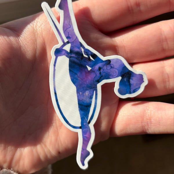 Trapeze Aerialist & Circus Arts - Wait for the Hep - Acrobat Decal ...