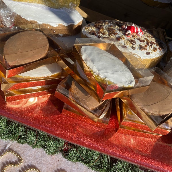 Folding Disassembled Box Cardboard Box With Transparent Lid Wedding ...