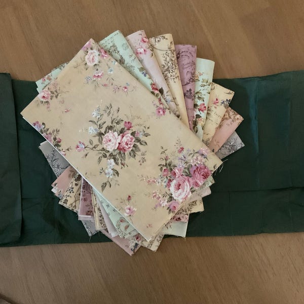 ROSE BELLE Ruru Bouquet Quilt Gate ~ Shabby Chic Cottage Core Japanese ...