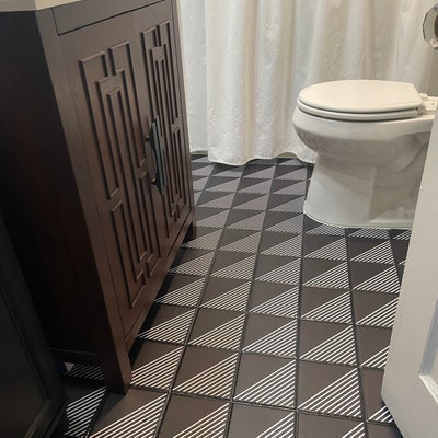 Triangles PVC & Mirror Wall Panels, 3D Wall Art, Triangle Wall Decor ...