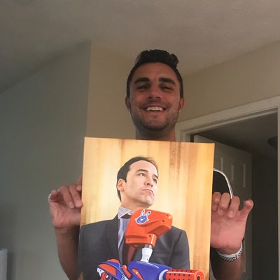 FREE SHIPPING Ari Gold Paintball You FIRED Canvas Wall Art - Etsy