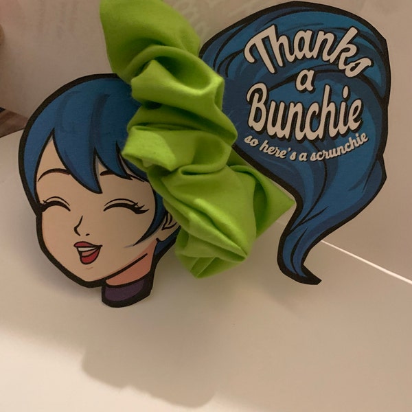 Scrunchie Holder Tag Printable, 8 Girl Designs Included, Thanks a ...