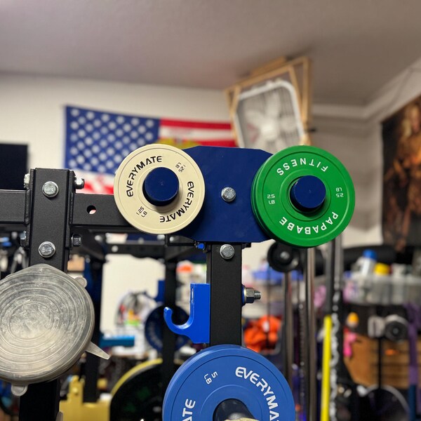 Cement Gym Weight Plate Molds 3D Printed Barbell or Dumbbell Pounds DIY ...