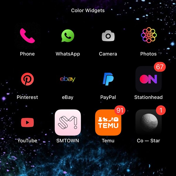 Icon Pack Sunrise Chroma Ios 17 | Gradient Border | 750+ Icons | 10 ...