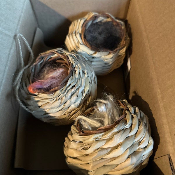 2- Grapevine Nesting Balls, Nesting Balls, Bird Nest Material, Bird ...