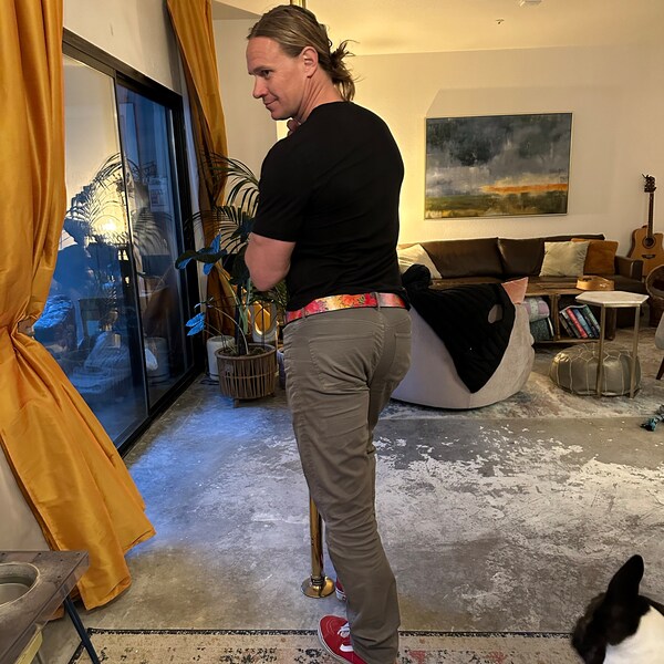 Bizarro Sea Monsters Leather Belt for Men and Women, Monster Belt ...