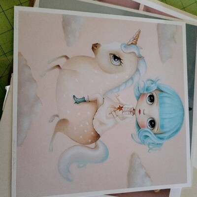 Mermay Art, Limited Edition Art Print, Pop Surrealism, Big Eyes ...