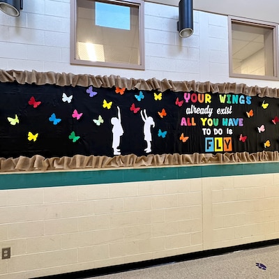 BELIEVE IN YOURSELF Bulletin Board Kit Letters Classroom Decoration ...