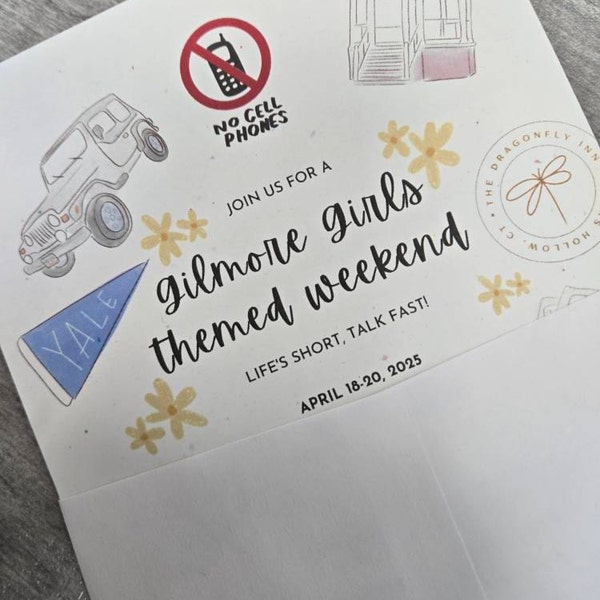 Stars Hollow Printable Party Pack || Bingo Cards || Gilmore Printable ...