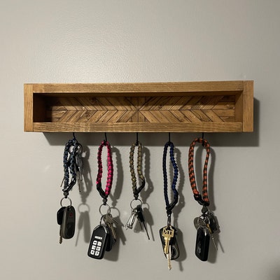 Entryway Key Holder, Sunglass Holder, Home Decor, Wall Shelf, Key Hooks ...