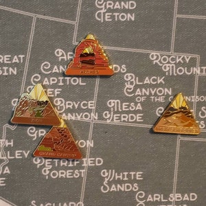 National Park Enamel Pin Sets National Park Lapel Pin Collection ...