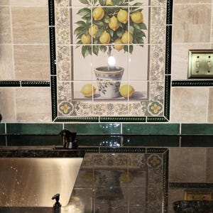 Starry Night Tiles Mural, Van Gogh Bathroom Art Tiles - Etsy