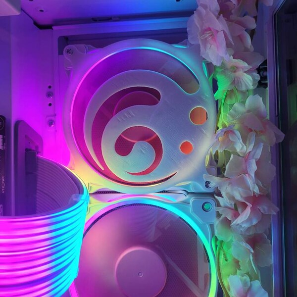 120mm PC Fan Cover Tree of Life Guard Computer Case Custom Accessory ...