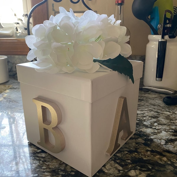 Baby Block Tower | Baby Box Tower Decoration | Gender Reveal ...