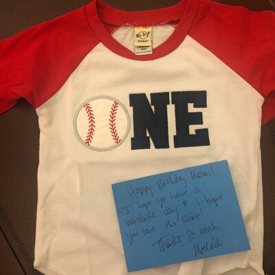 Baseball One Birthday Shirt Baseball First Birthday Baseball Raglan ...