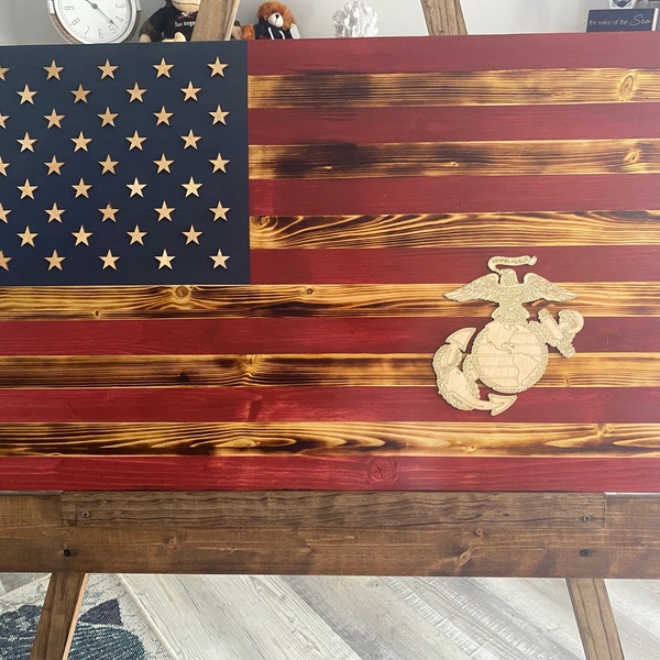 US Marine Corps EGA - USMC Logo - Various Sizes - Laser Cut Birch - Diy ...