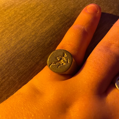 King Arthur Pendragon Coat of Arms Signet Ring - Etsy