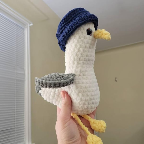 PATTERN/INSTRUCTIONS Seagull, Amigurumi Pattern, Seagull Pattern ...