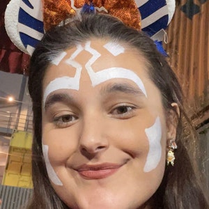 Ahsoka Face Marking Stencils - Etsy