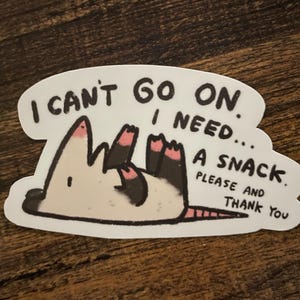 Hamster With Knife Sticker Funny Meme Sticker Cute Laptop Sticker Gifts ...